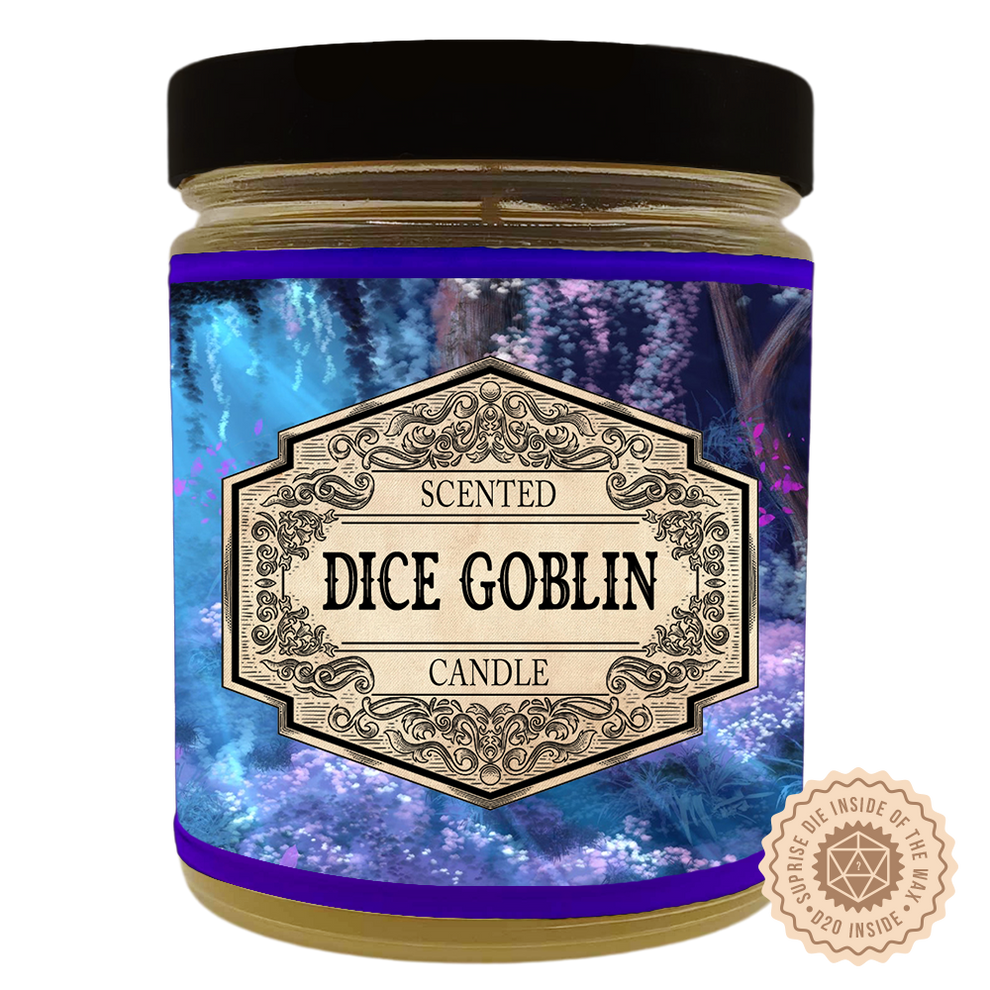 TaylorsTavernTales Dice Goblin Scented Candle with Surprise D20 ...
